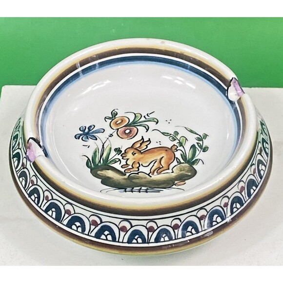 Handmade | Accents | Real Ceramica Coimbra Ashtray Portugal Hand ...
